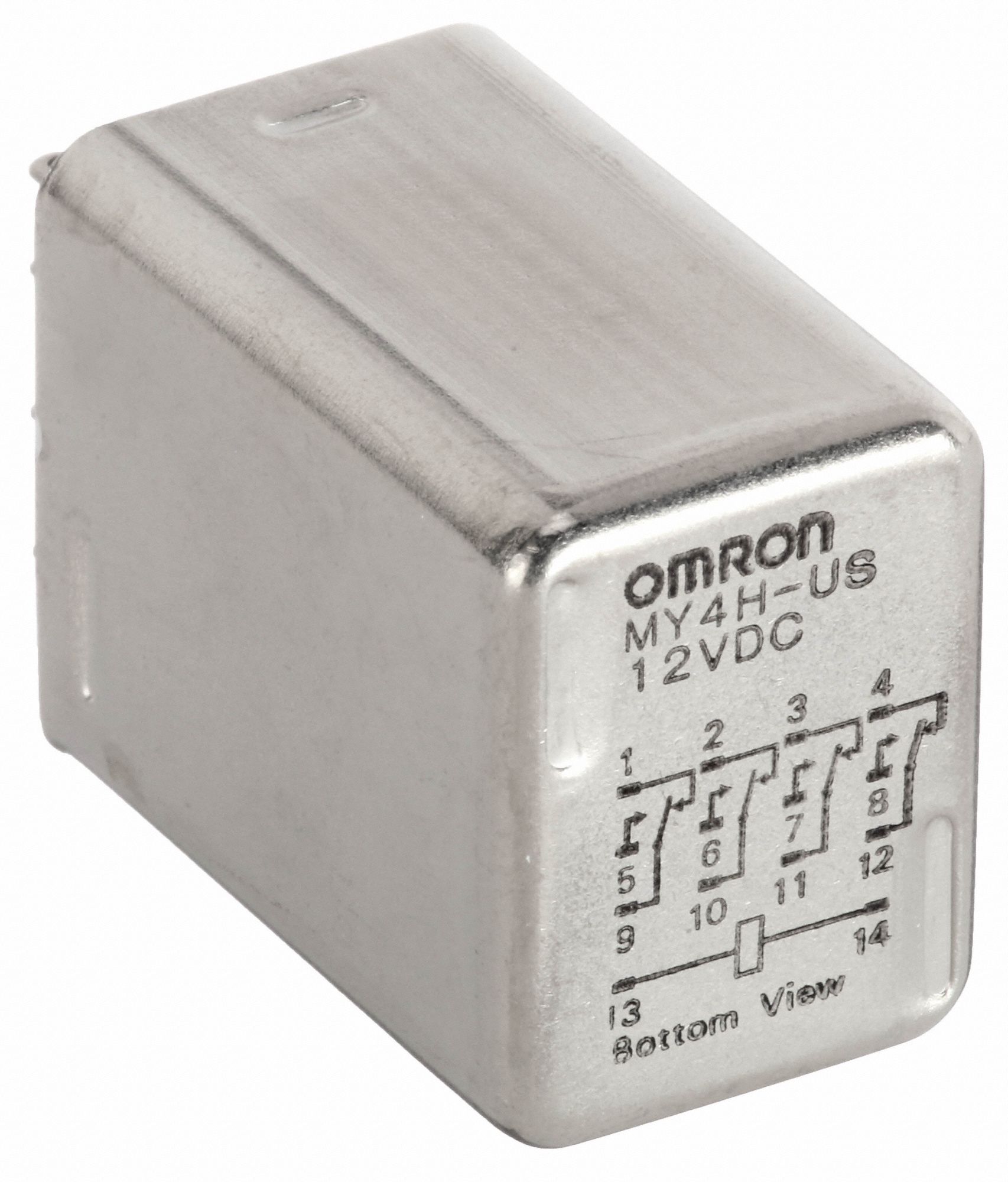 OMRON Hermetically Sealed Relay, 12V DC Coil Volts, 3A @ 120V AC ...