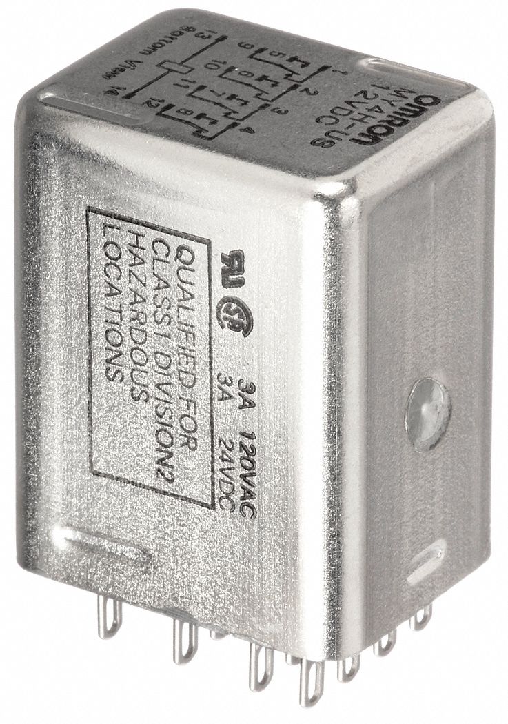 OMRON, Socket Mounted, 3 A Current Rating, Hermetically Sealed Relay ...