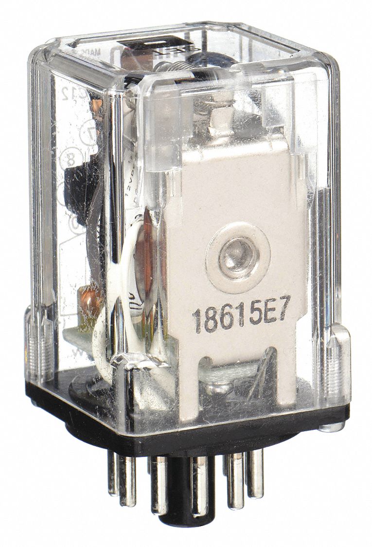 OMRON, 11 Pins - Relay, DPDT, Latching Relay - 1YDK7|MK2KP-UA-DC12 ...