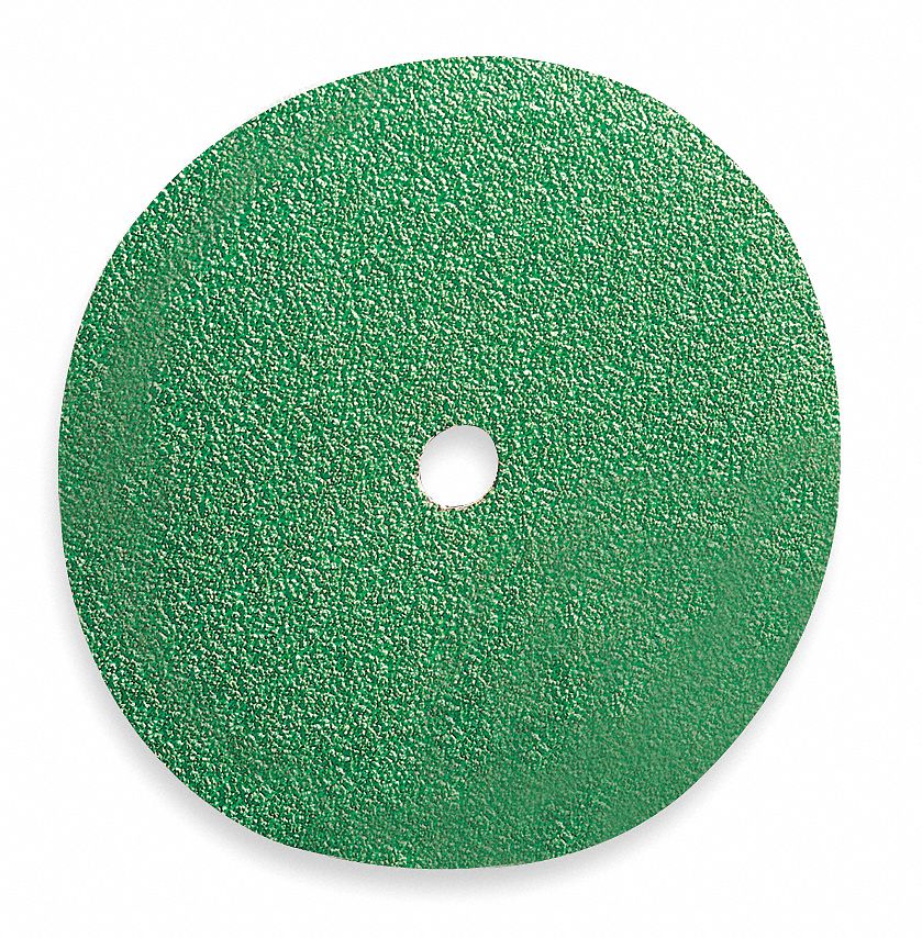 Ceramic, Fiber Disc, Coated, 7/8 in Mounting Hole Size, PK 25 - Grainger