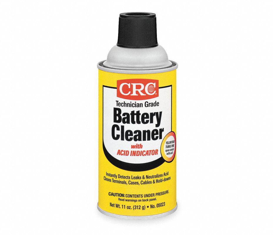 CRC Limpiador de Batería, Lata de Aerosol, 12 oz., No Inflamable, No ...