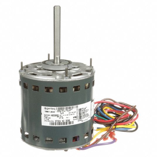 GENTEQ, 3 Speed, Open Air-Over, Direct Drive Blower Motor - 1YJB3|3590 ...