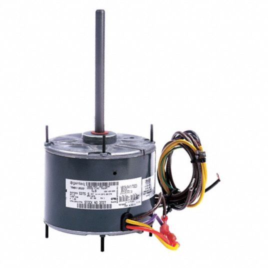 GENTEQ, Stud Mount, Totally Enclosed Air-Over, Condenser Fan Motor ...