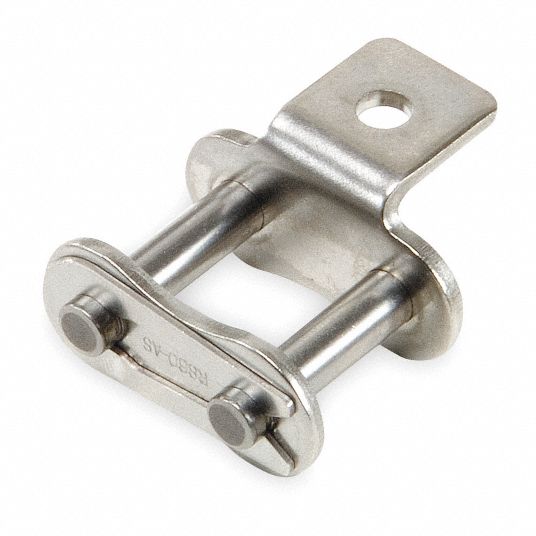 TSUBAKI Attachment Link: For Stainless Steel Roller Chains, A-1, 40 ...