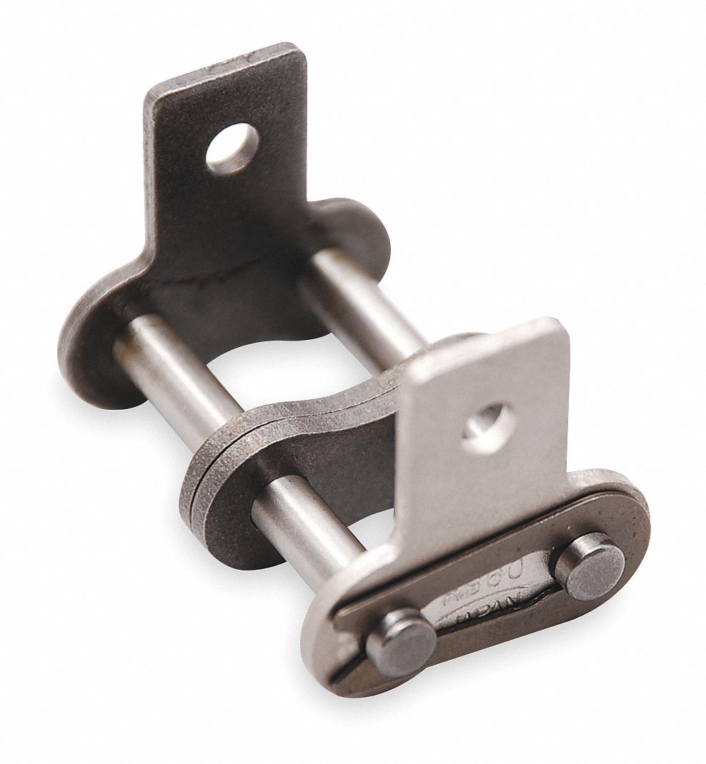 TSUBAKI Attachment Link: For Std Roller Chains, SK-1, 60, Double Strand ...