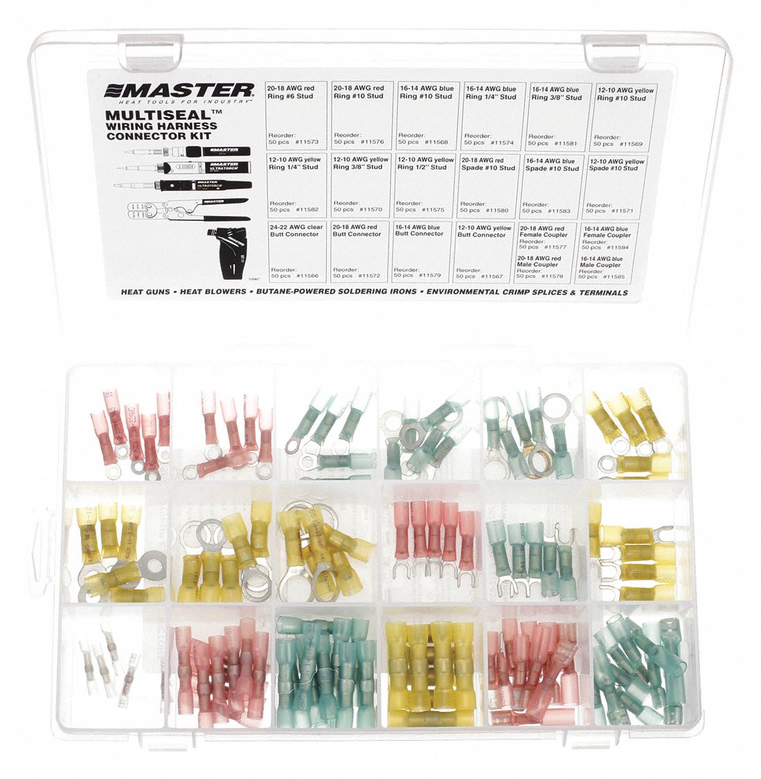 MASTER APPLIANCE, Crimp Termination, 120 Pieces, Crimp, Solder, and ...