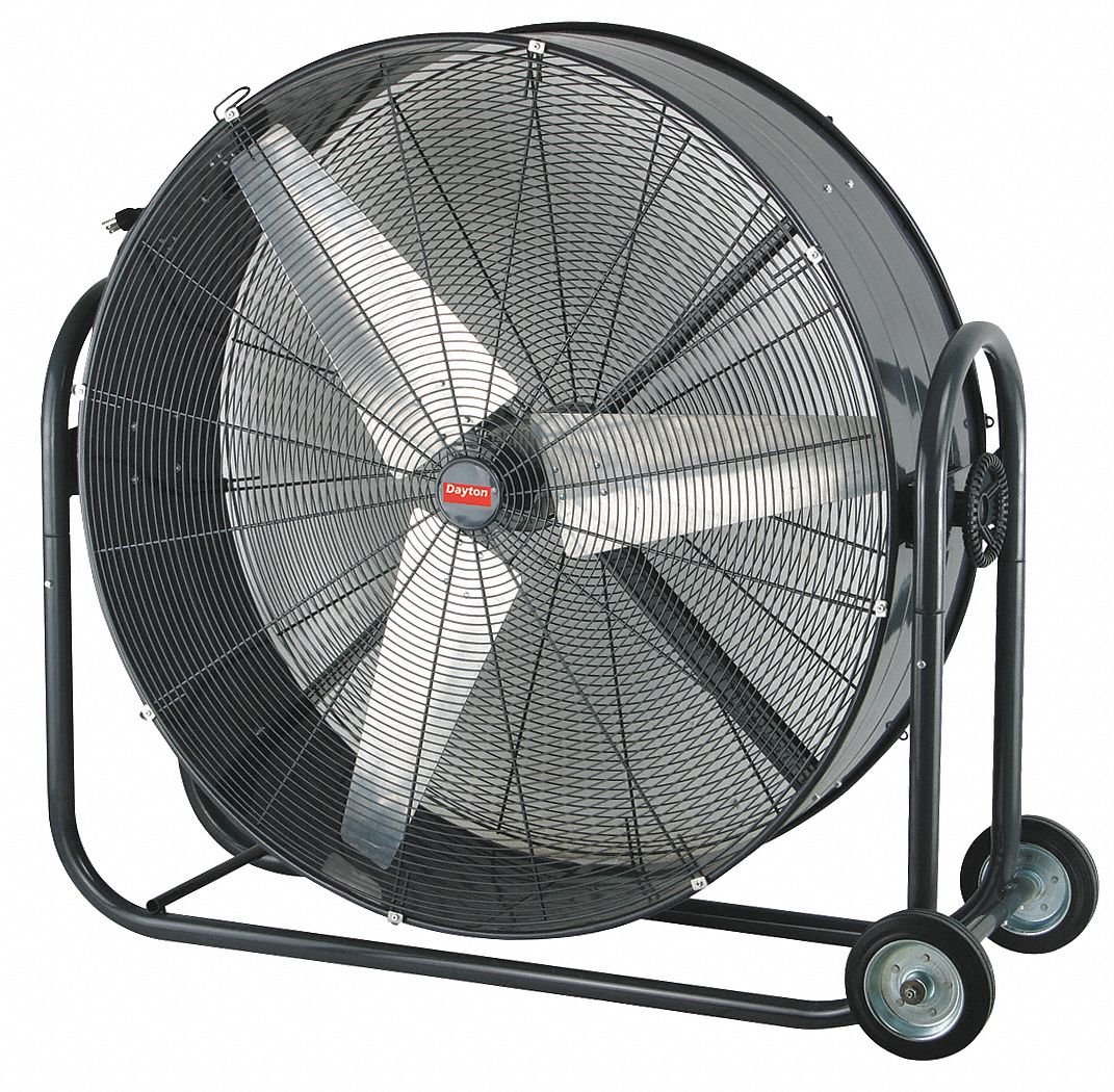 DAYTON 42 In Blade Dia 2 Speeds Standard Duty Industrial Fan 1YNW6
