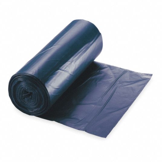 40 to 45 gal, Super Hexene HAO, Coreless Roll, Blue, PK 50 - Grainger