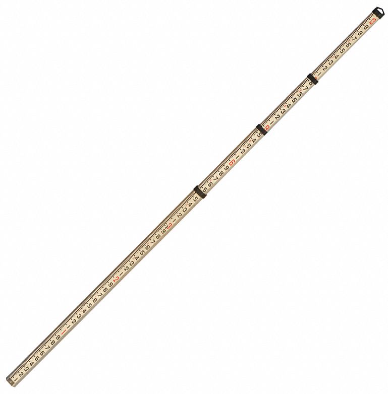 JOHNSON LEVEL, Telescoping, 13 ft, Telescoping Leveling Rod - 1YRT4|40 ...