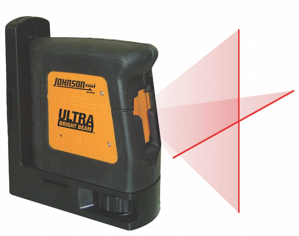 JOHNSON Pendulum Self-Leveling Cross Line Laser, Horizontal and ...