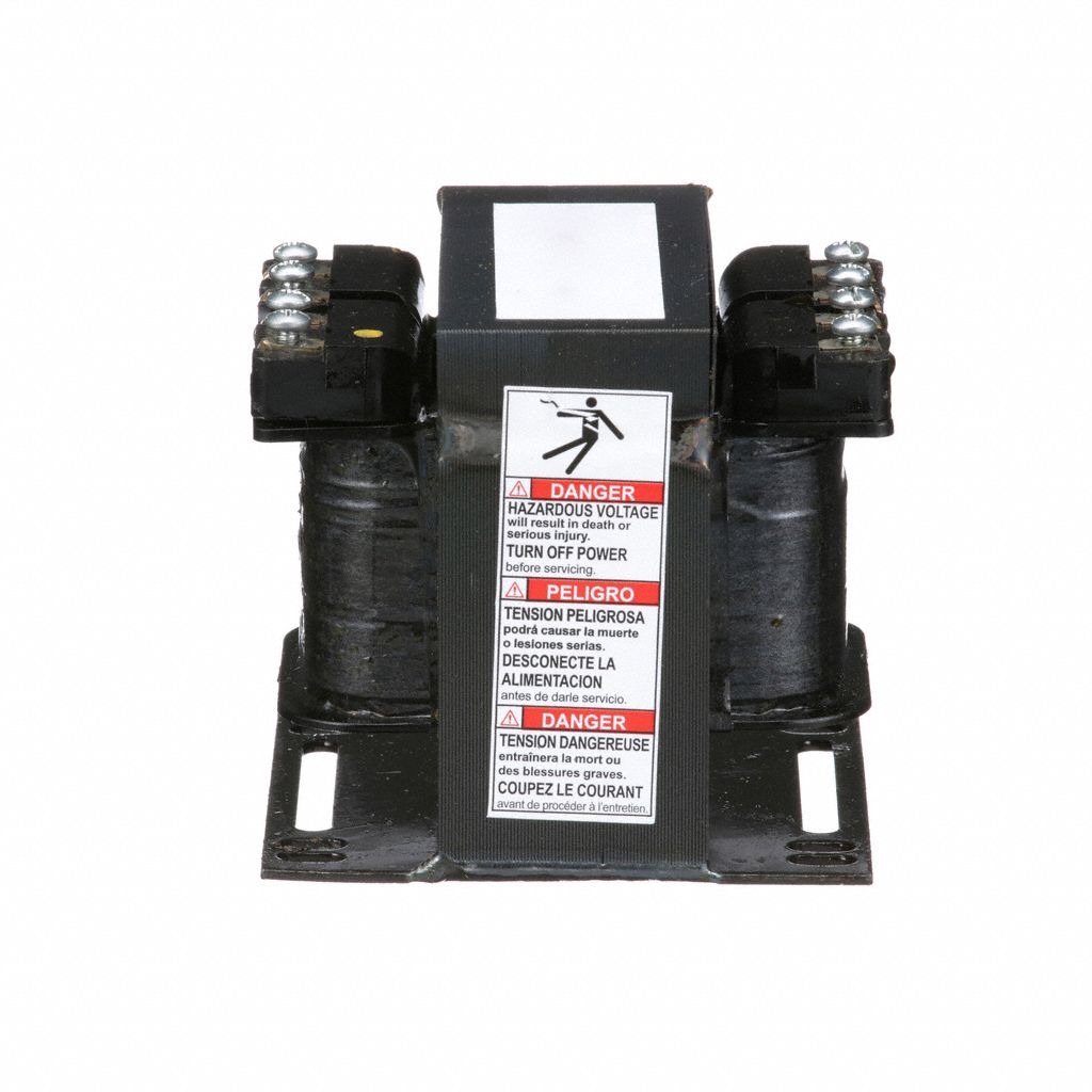 SQUARE D Control Transformer: 277V AC, 120V AC, Foot, 200 VA VA Rating ...