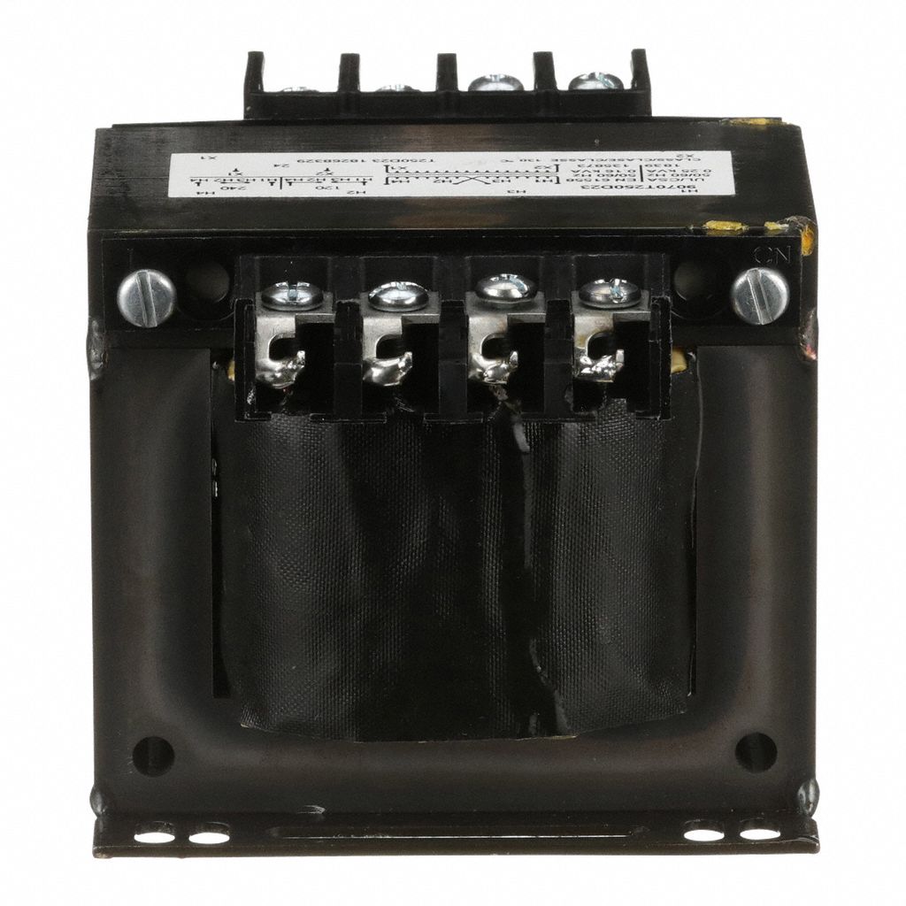 SQUARE D Control Transformer: 120V AC/240V AC, 24V AC, Foot, 250 VA VA ...