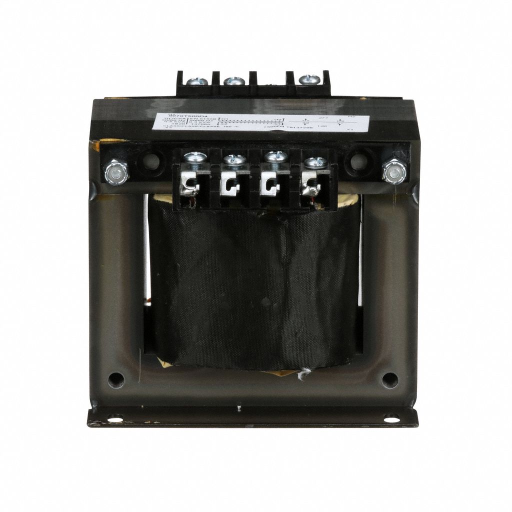 SQUARE D Control Transformer: 277V AC, 120V AC, Foot, 500 VA VA Rating ...