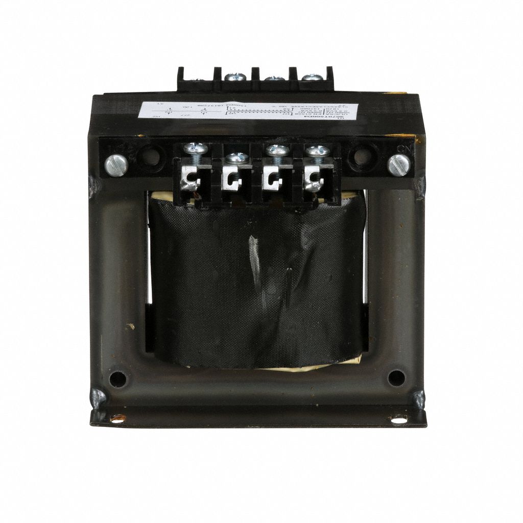 SQUARE D Control Transformer: 277V AC, 120V AC, Foot, 500 VA VA Rating ...