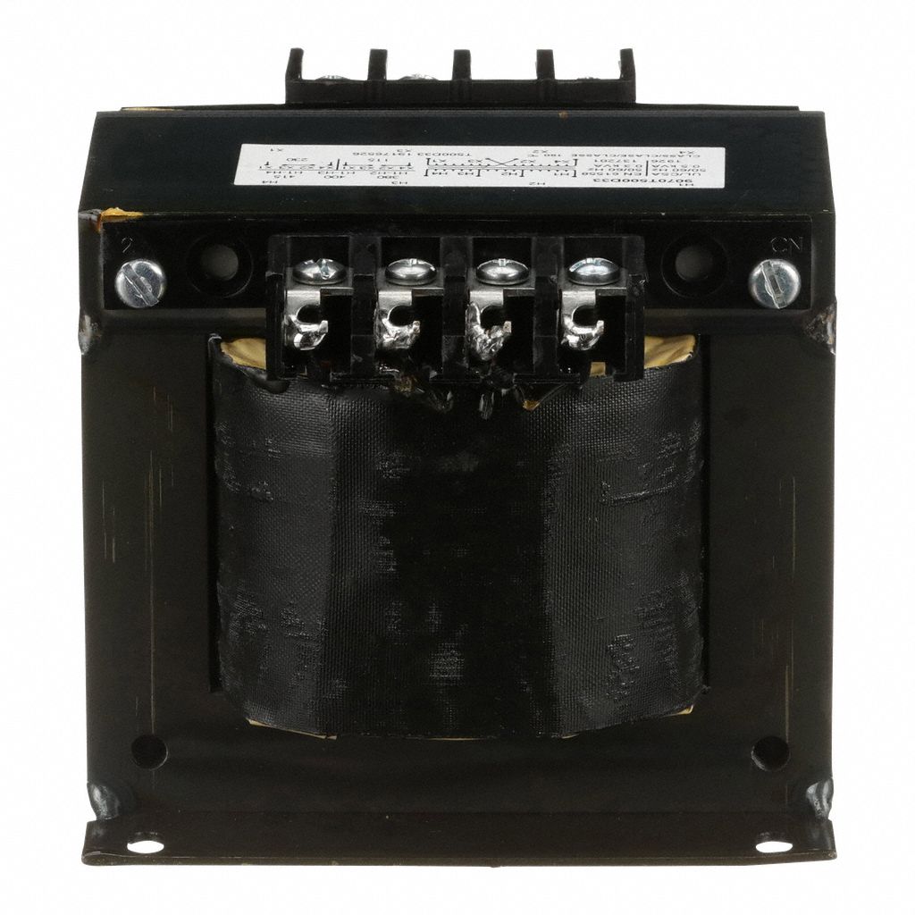 SQUARE D Control Transformer: 208V AC, 120V AC, Foot, 500 VA VA Rating ...