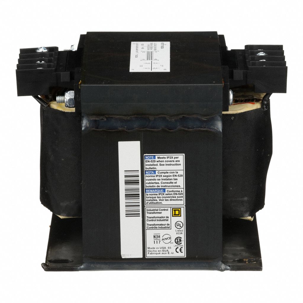 SQUARE D, 277V AC, 120V AC, Control Transformer - 1YUV5|9070T1000D4 ...