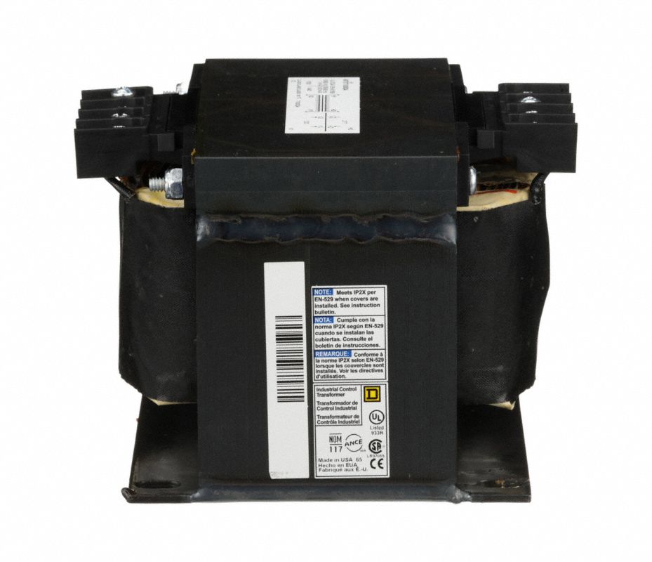 SQUARE D Transformador de Control, Clasificación VA 1kVA, Voltaje de Entrada 277VCA, Voltaje de ...