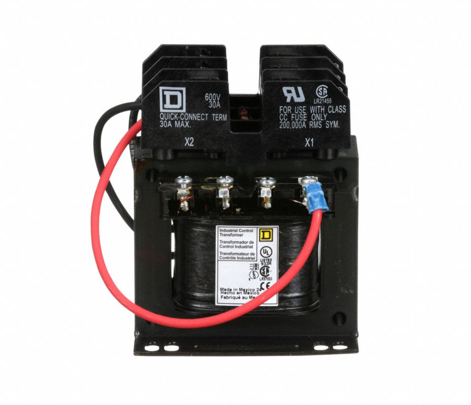 SQUARE D Transformador de Control Fusionado, Clasificación VA 50VA, Voltaje de Entrada 208/240 ...