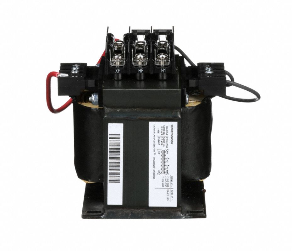 SQUARE D Transformador de Control Fusionado, Clasificación VA 500VA, Voltaje de Entrada 208/240 ...