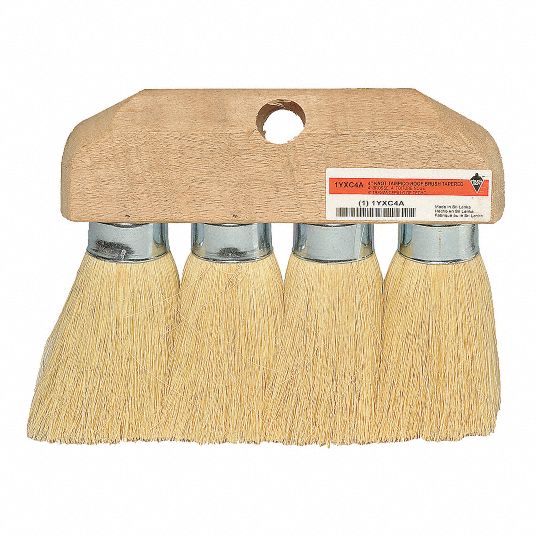 8 in L, Wood, Roofing Brush - 1YXC4|1YXC4 - Grainger