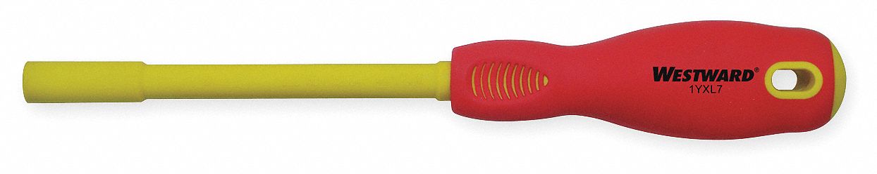 WESTWARD, Straight, Metric, Solid Round Shank Nut Driver - 1YXL7|1YXL7 ...