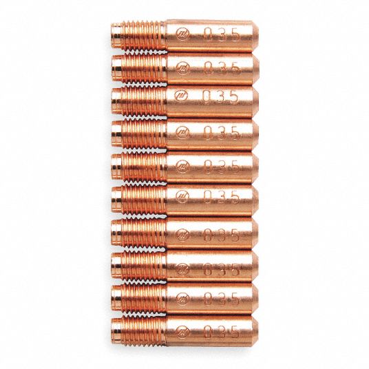 MILLER ELECTRIC Contact Tip: M-Series, 0.035 in, 10 PK - 1Z387|000068 ...
