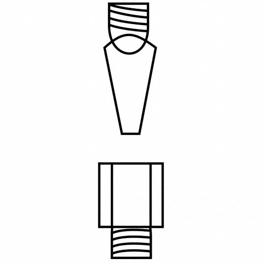 MILLER ELECTRIC, Flat, Spot Welder Tips - 1Z430|040212 - Grainger