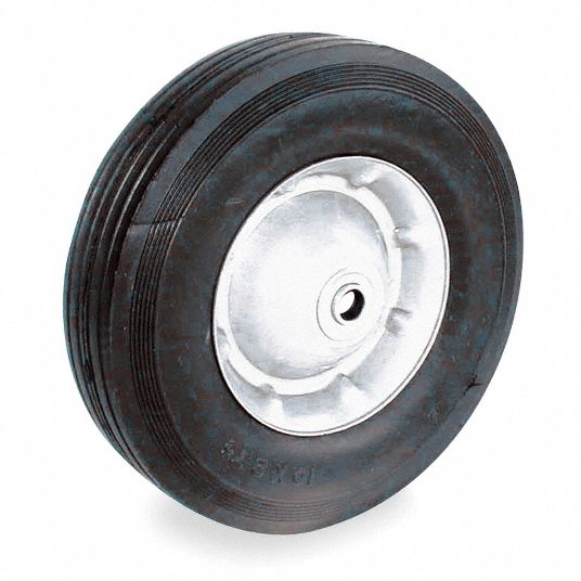 DAYTON Semi-Pneumatic Wheel, 10 in Wheel Dia., 200 lb. Load Rating ...