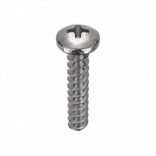 Machine Screw,0-80 x 5/16"L,Plain,100PK - Grainger
