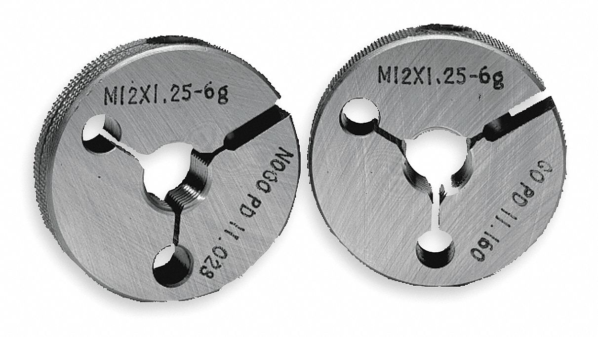 Thread Ring Gage Set, Thread Type UNF, Thread Size 7/16-20 - Grainger