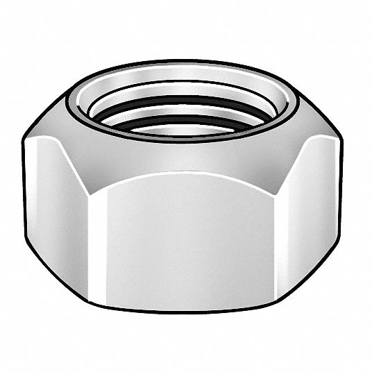 Top Lock Distorted Thread, 9/16"-12 Thread Size, Lock Nut - 1ZDJ7 ...