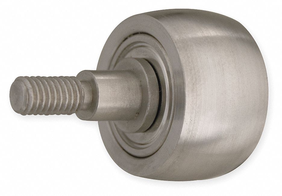1.0000 in Roller Dia. Crowned Stud Track Roller;Hex Socket Face Design ...
