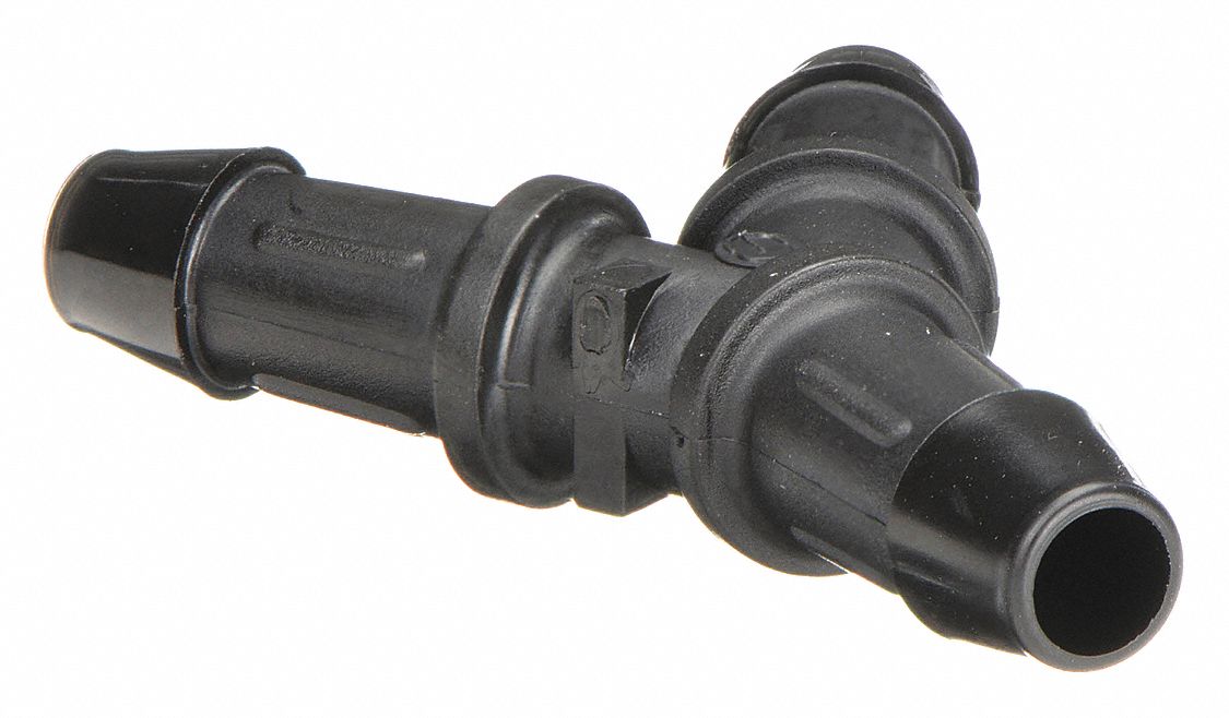 5/8 in ID x 5/8 in ID x 5/8 in ID Fitting Size, Barbed, Barbed Wye ...
