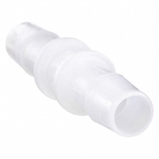 1/2 in ID x 1/2 in ID Fitting Size, Barbed, Barbed Fitting Coupling ...