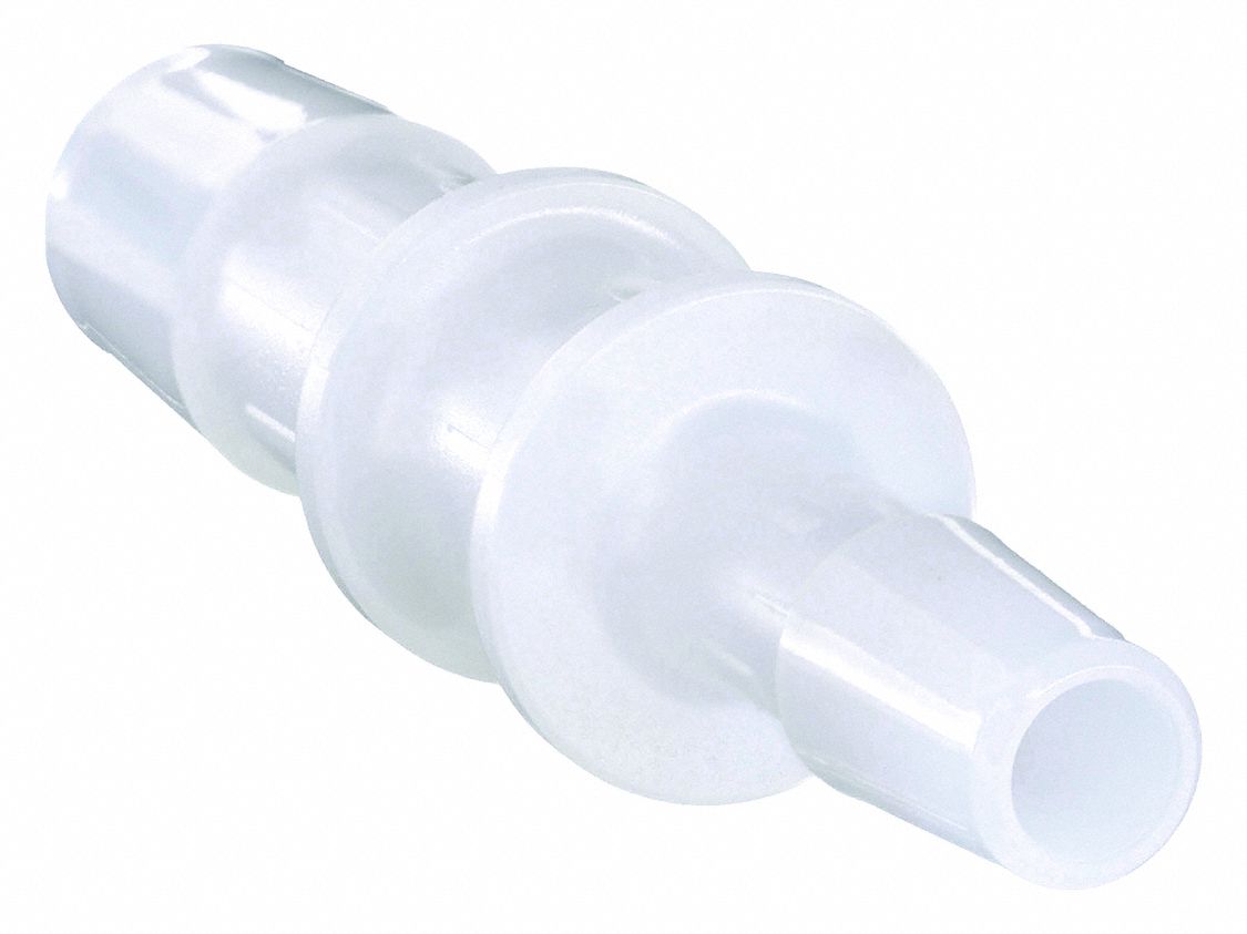 5/8 in ID x 1/2 in ID Fitting Size, Barbed, Barbed Fitting Coupling ...