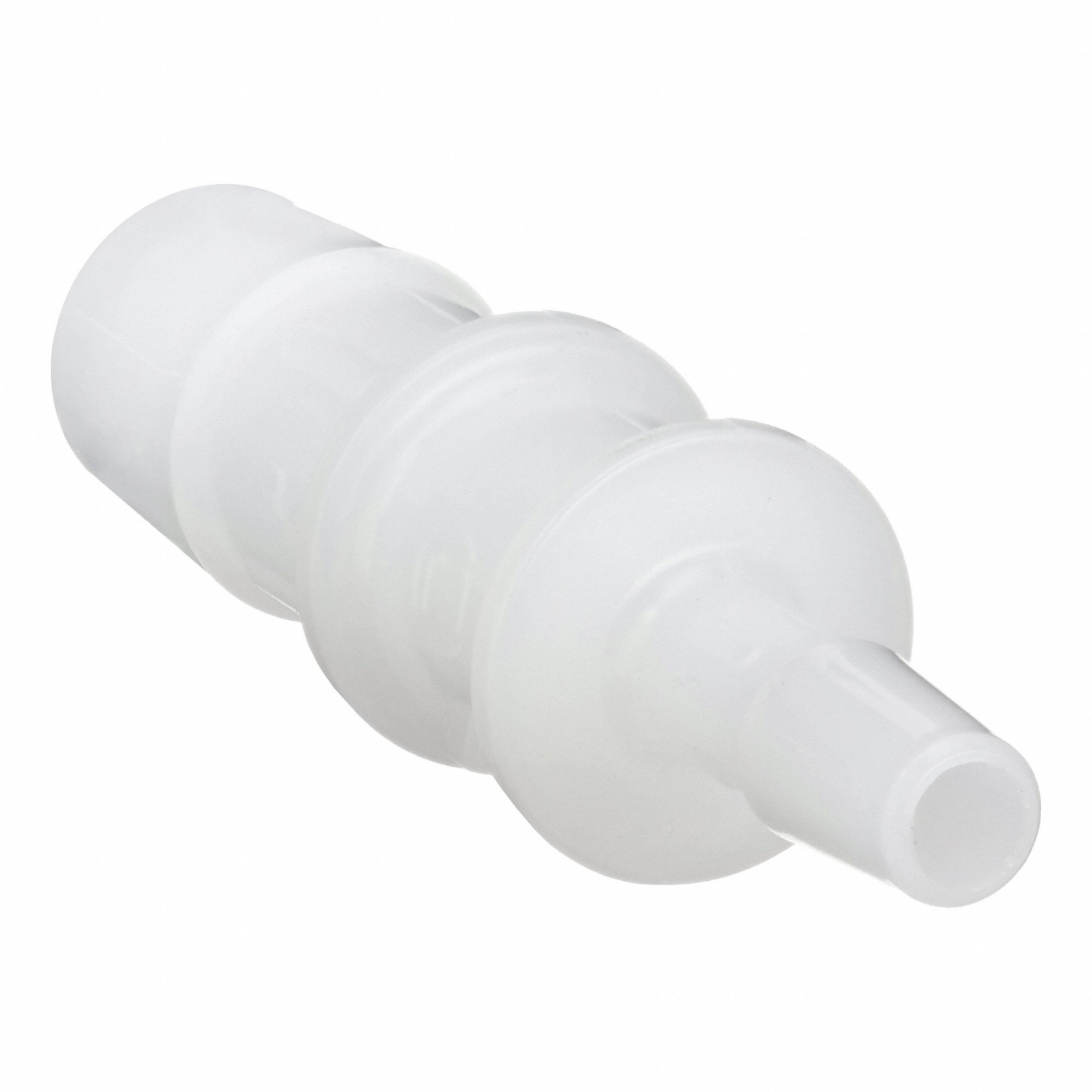 Barbed, 1/2 in ID x 1/4 in ID Fitting Size, Barbed Fitting Coupling ...