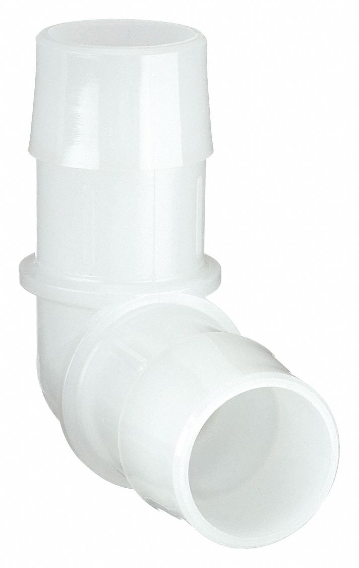 Barbed, 1 in ID x 1 in ID Fitting Size, Barbed Fitting Elbow - 1ZJZ6|L0 ...