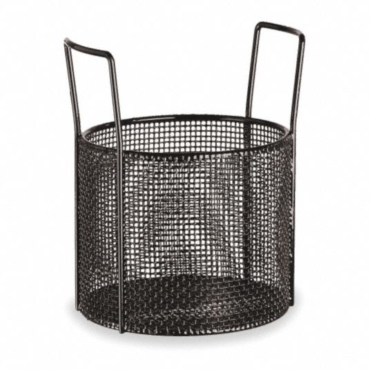 Wire Mesh Basket, Round - Grainger