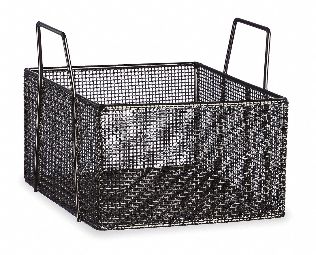 Wire Mesh Basket, Rectangular - Grainger