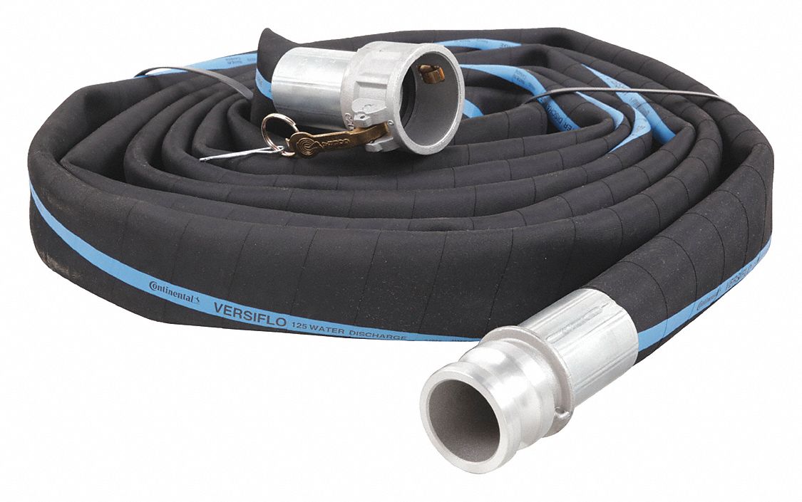 2 in Hose Inside Dia., 125 psi, Water Discharge Hose - 1ZMW2|RD200-25CE ...