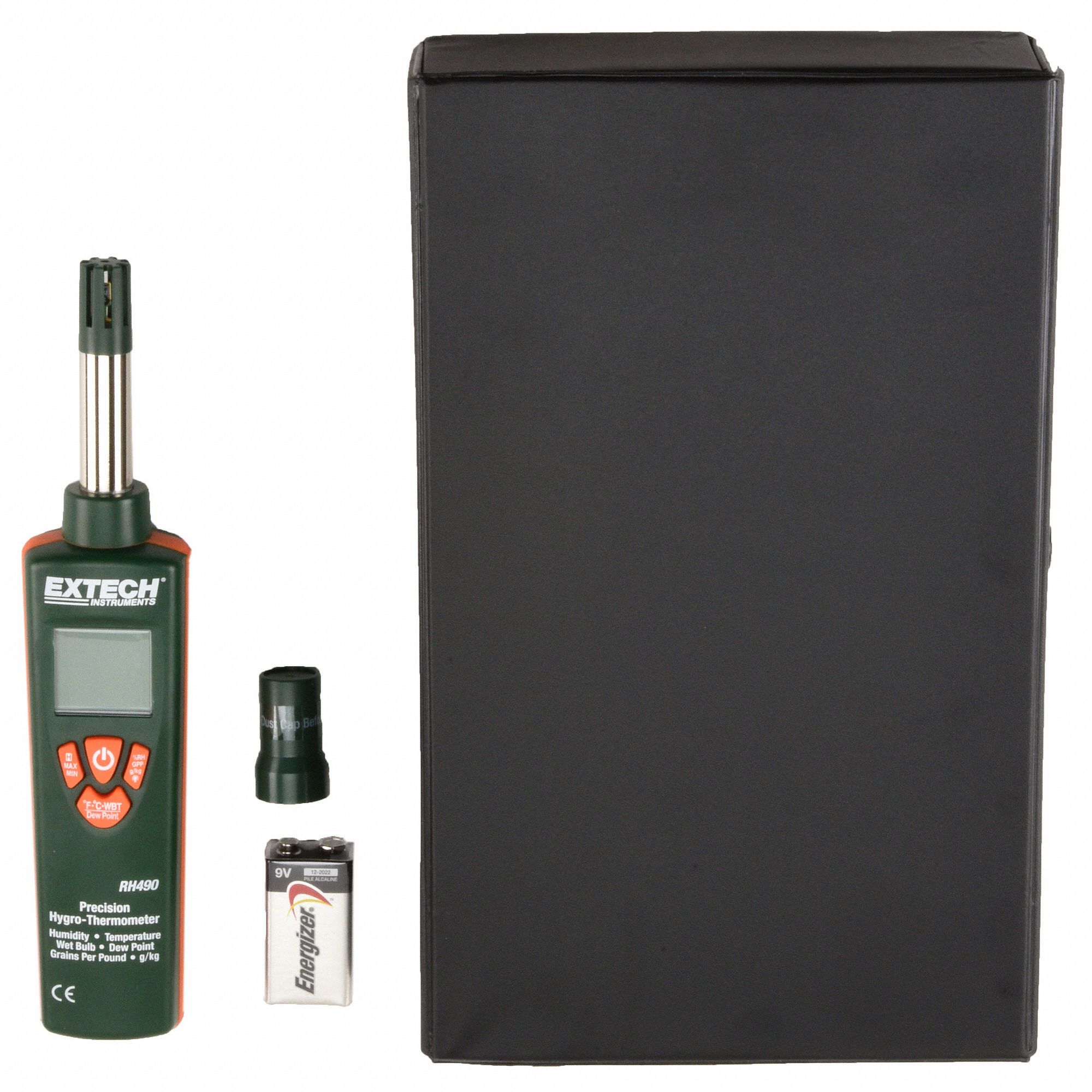 EXTECH Hygro Thermometer: Onboard, Without Data Logging, -22° to 199°F ...