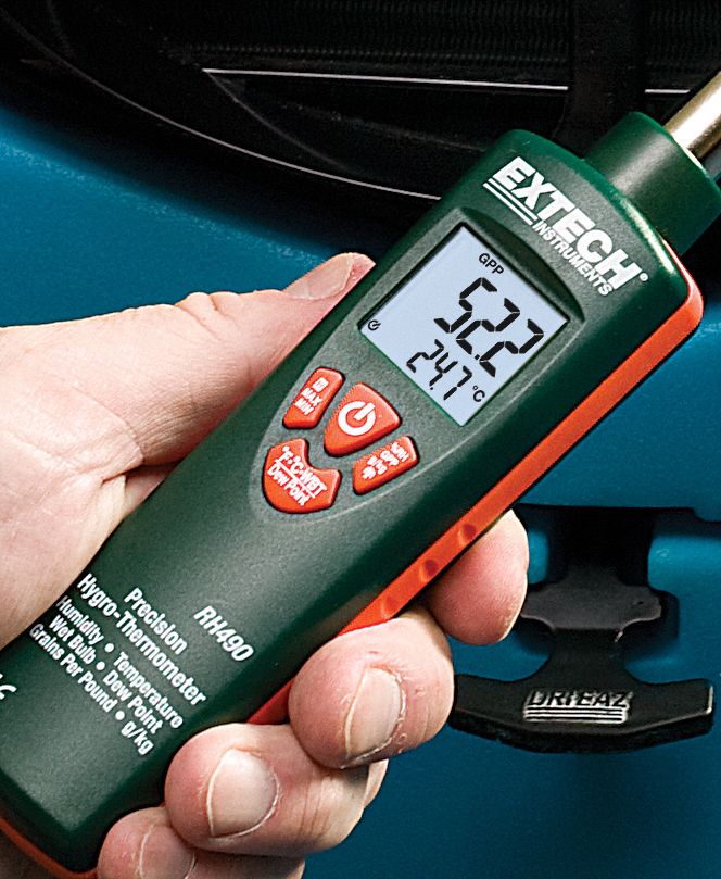 EXTECH Hygro Thermometer: Onboard, With Cert. of Traceability to NIST ...