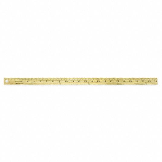 Wood Ruler,Rigid,24 In L - Grainger