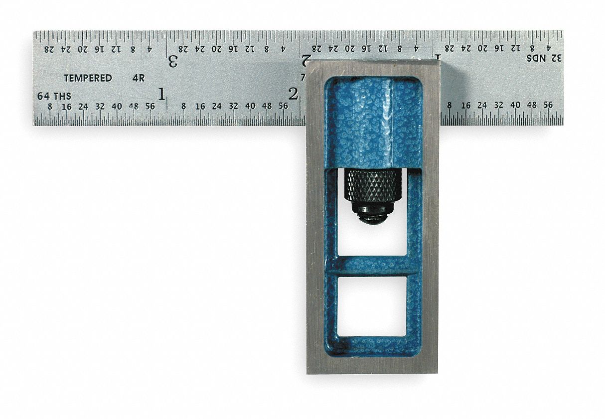 Combination Square Set,4 In,4R,2 Pc - Grainger