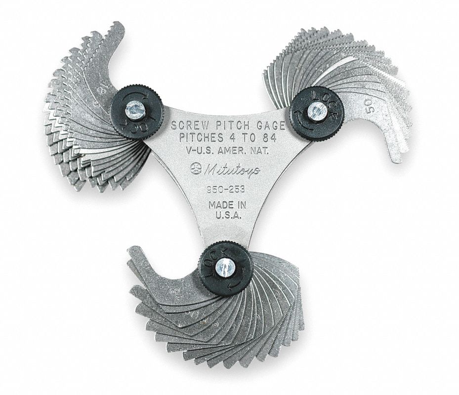 MITUTOYO Calibrador de Paso para Roscas/Tornillos V , Unificado ...