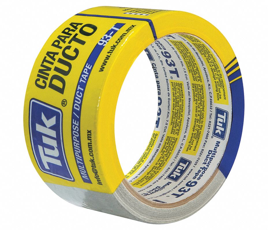 TUK Cinta Plata Tela Plastificada 10m x 48mm - Cintas de Ducto y de ...