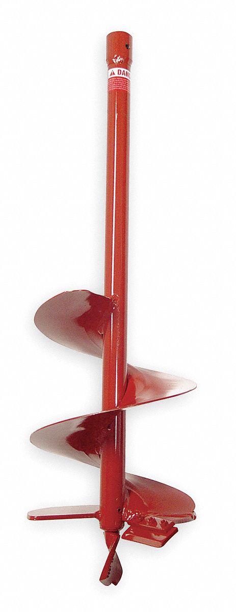 Earth Auger,10 In Dia,30 In L,Clockwise - Grainger