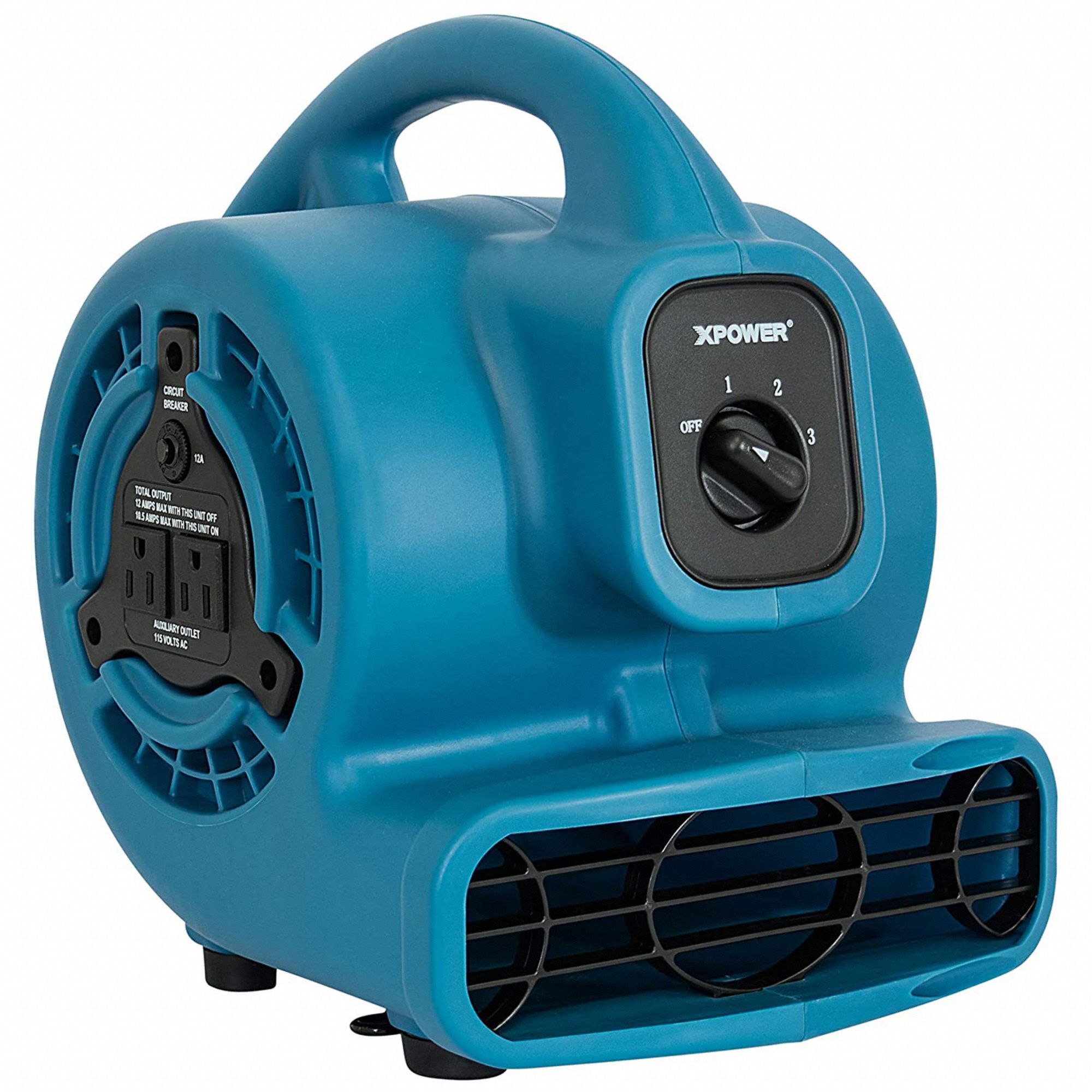 600 cfm, Fixed Frame, Air Mover - 799H63|P-80A-Blue - Grainger