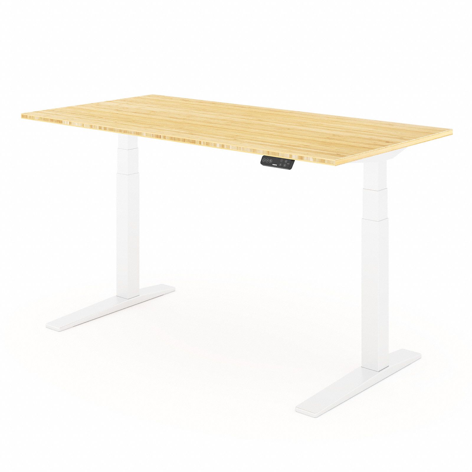 FLEXISPOT, Tan, Bamboo, Standing Desk - 397AM5|E7WPRO6030-LBZB - Grainger