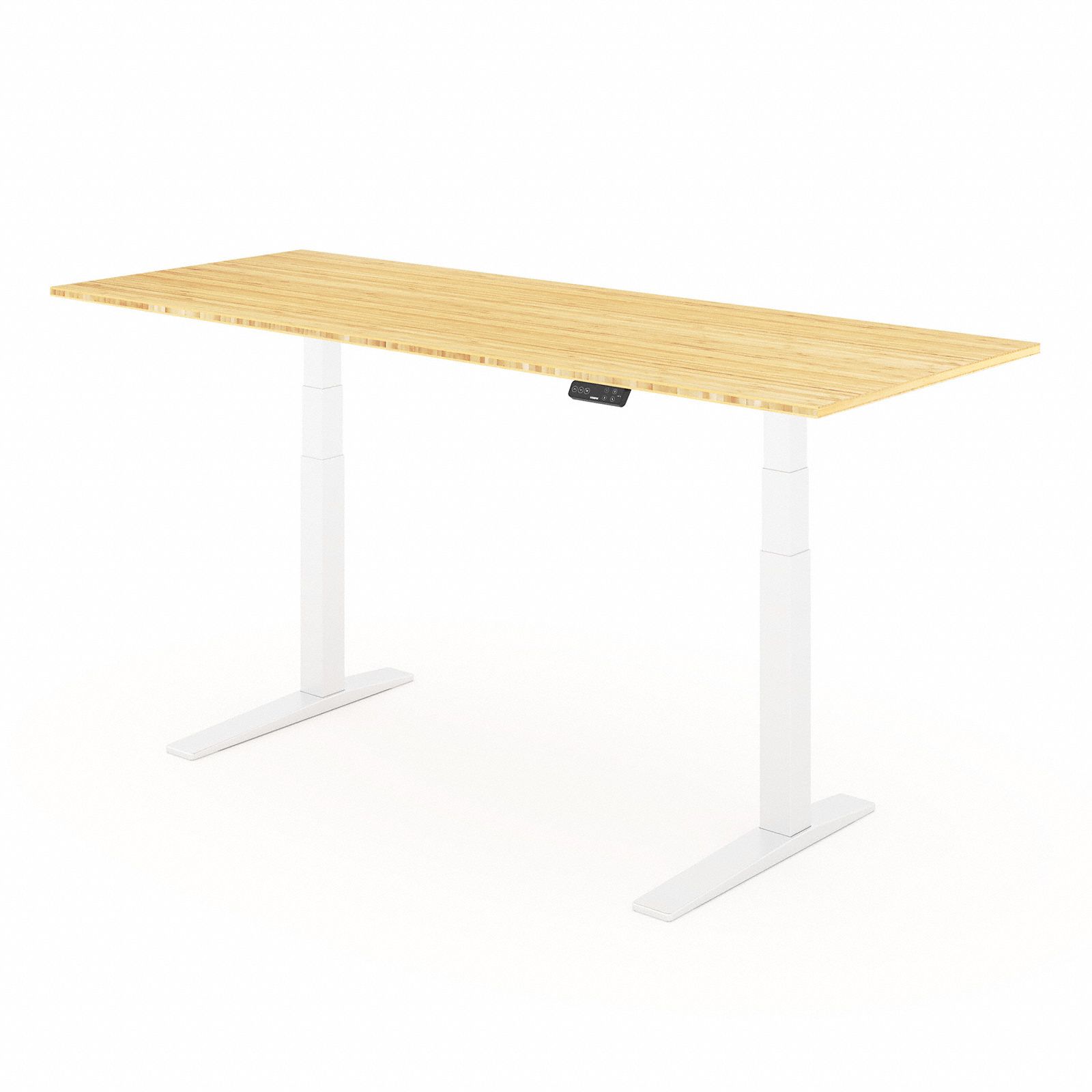 FLEXISPOT, Tan, Bamboo, Standing Desk - 397AM3|E7WPRO7830-LBZB - Grainger